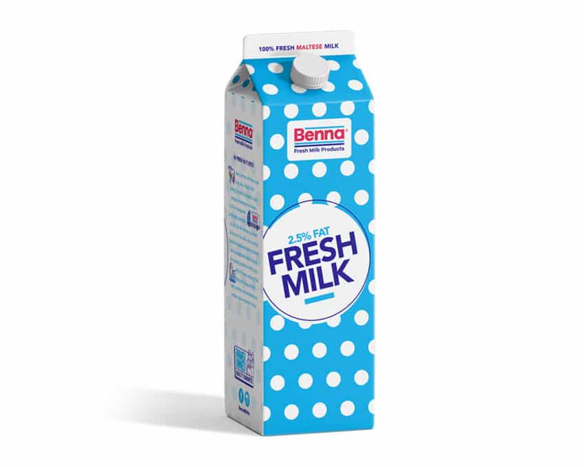 MILK - BENNA 2.5% FAT - Mgarr Farms