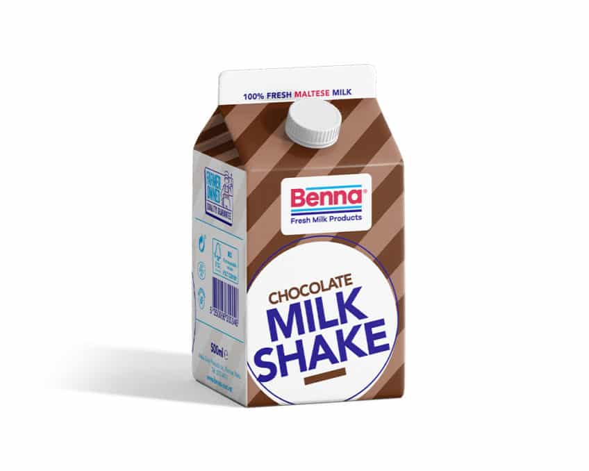 MILK - BENNA CHOCOLATE MILKSHAKE - Mgarr Farms