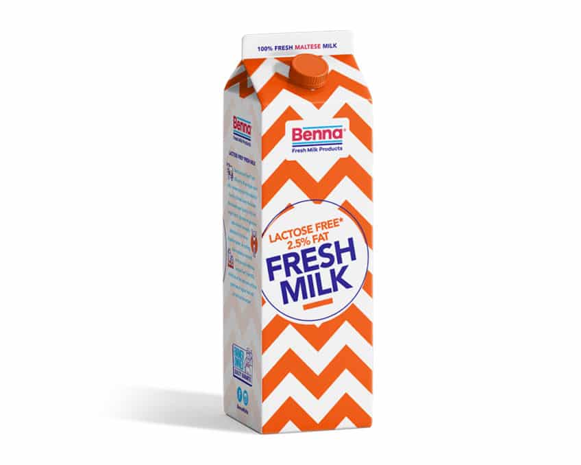 MILK - BENNA LACTOSE FREE - Mgarr Farms