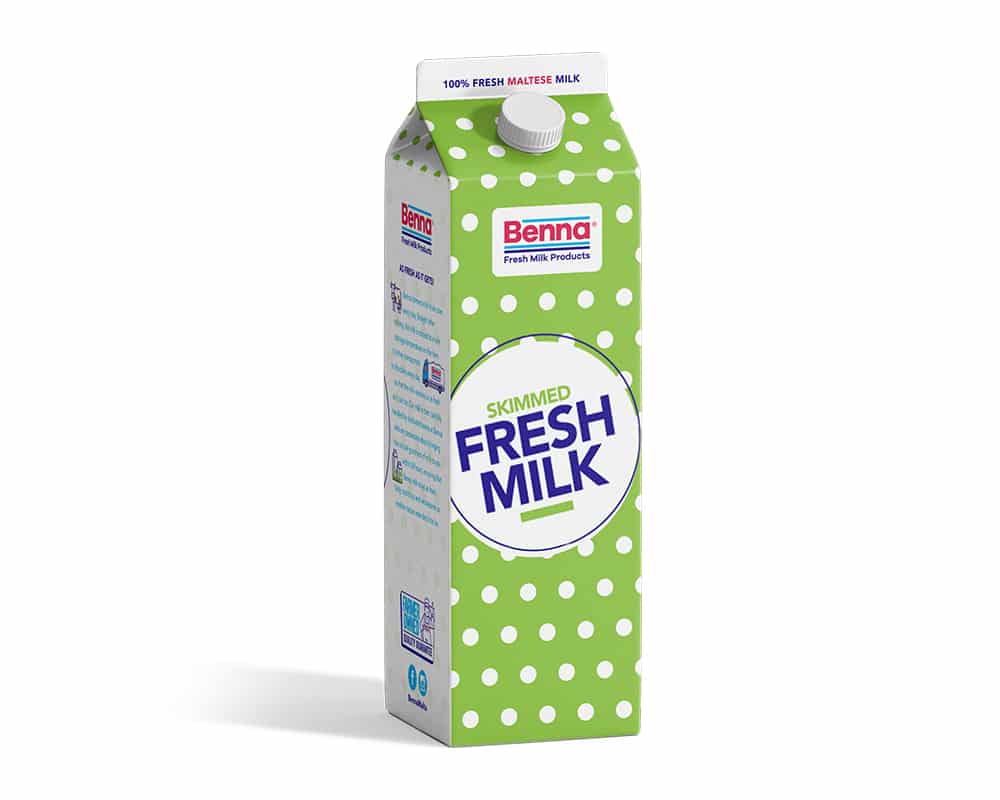 MILK - BENNA SKIMMED 0.3% - Mgarr Farms