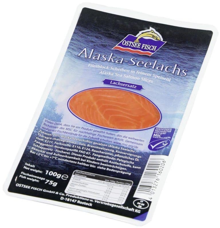 CHILLED FISH - ALASKA POLLOCK SLICES PKT 100GR - Mgarr Farms