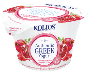 YOGURT - KOLIOS AUTH GREEK YOGURT POMEGRANATE & RASPBERRY - Mgarr Farms