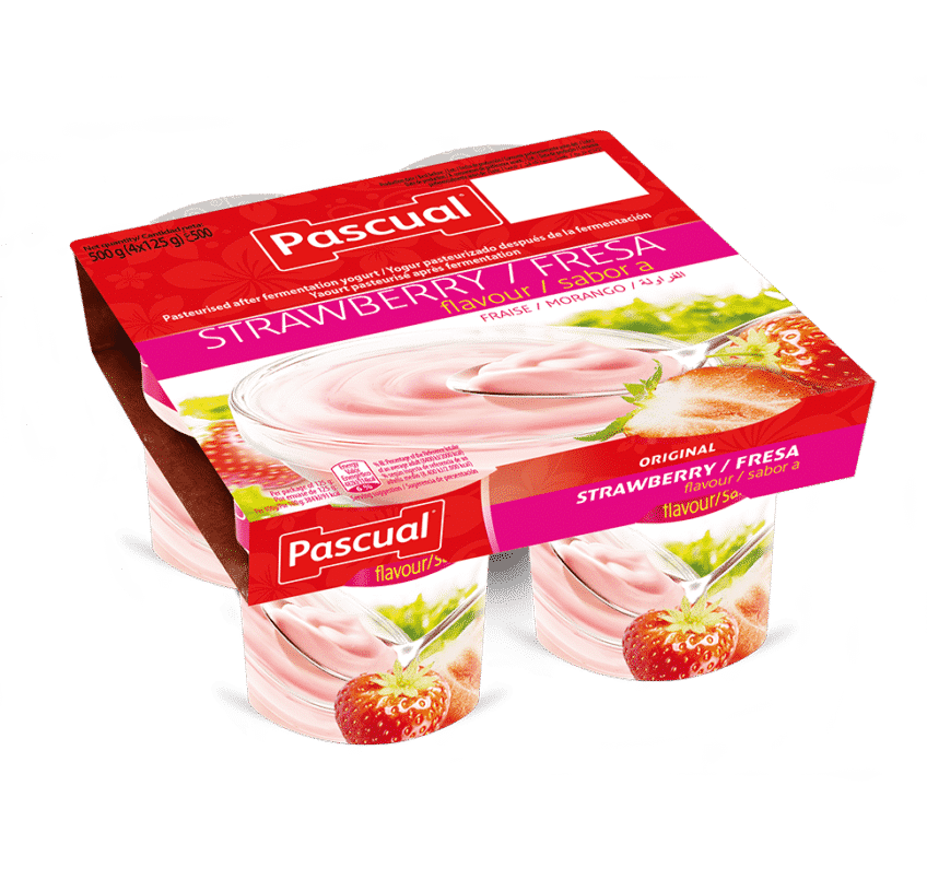 YOGURT - PASCUAL STRAWBERRY 4X125GR - Mgarr Farms