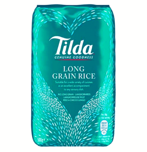 RICE - TILDA LONG GRAIN 500GR (GREEN) - Mgarr Farms