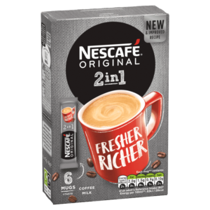 COFFEE - NESCAFE ORIGINAL 2 IN 1 - 6 SACHETS - Mgarr Farms