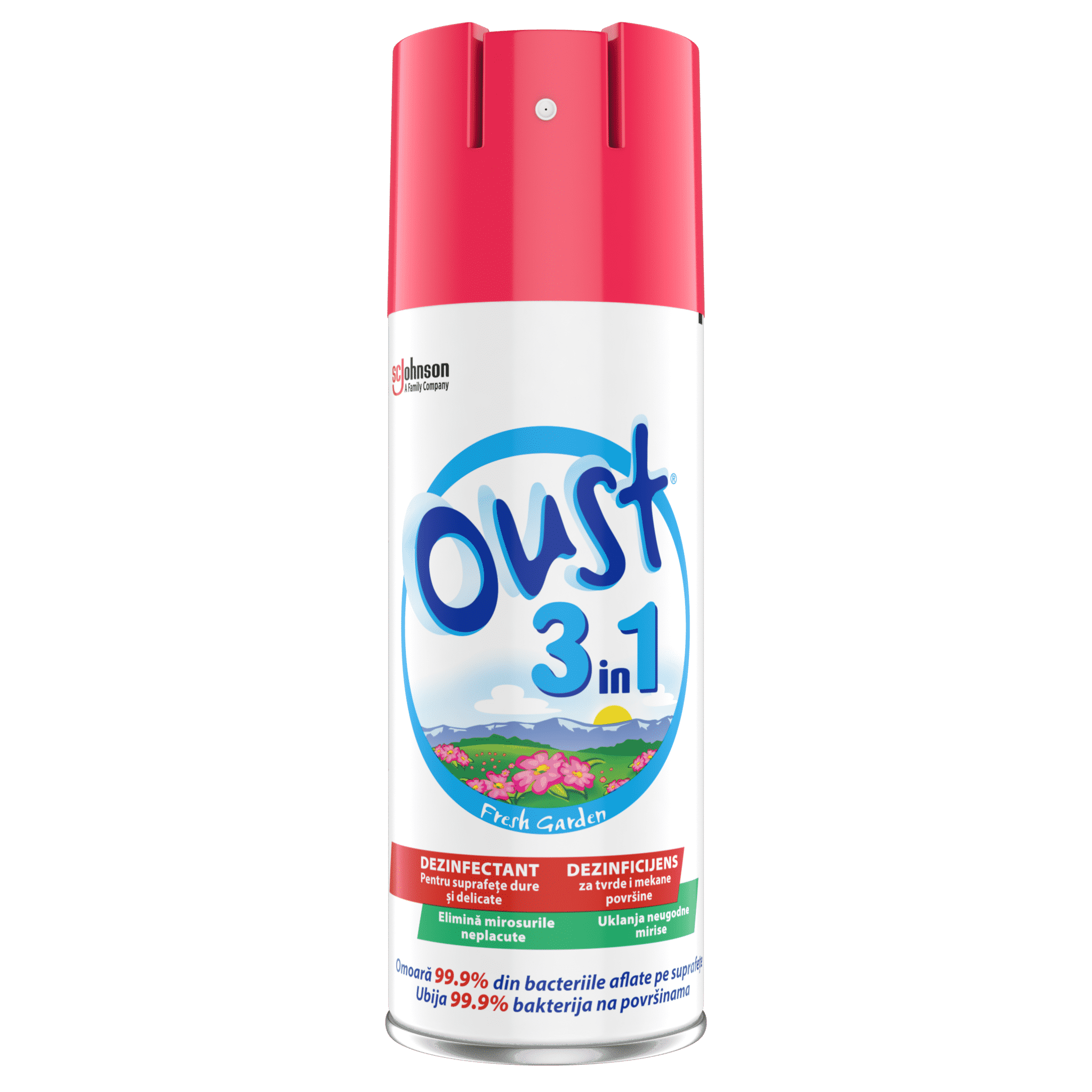 SPRAY - OUST DISINFECTANT FRESH GARDEN 3 IN 1 - Mgarr Farms