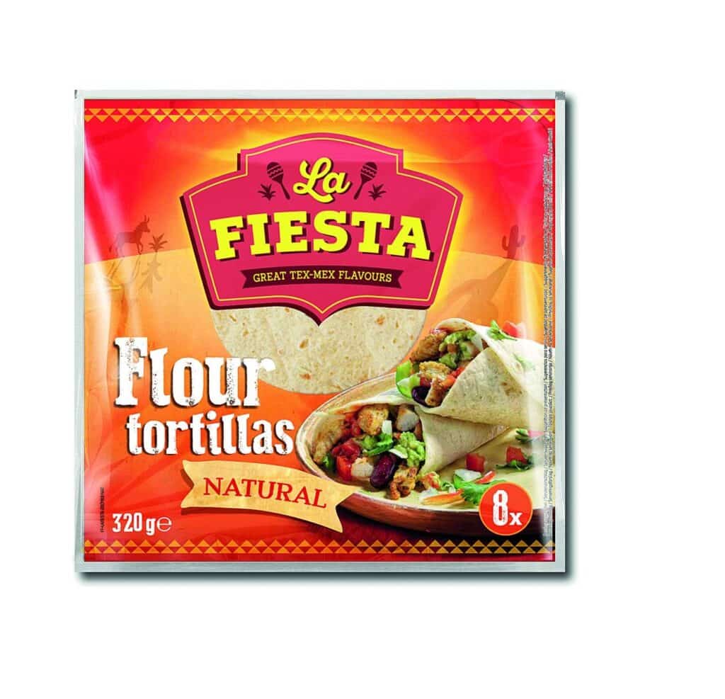 WRAPS - LA FIESTA FLOUR TORTILLA *8 - Mgarr Farms