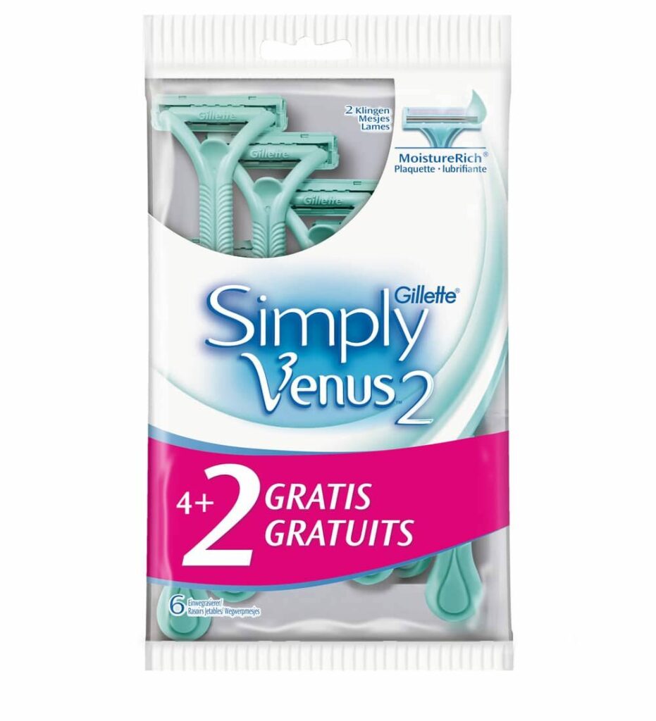 PERSONAL CARE & HYGIENE - GILLETTE SIMPLY VENUS 4+2 - Mgarr Farms