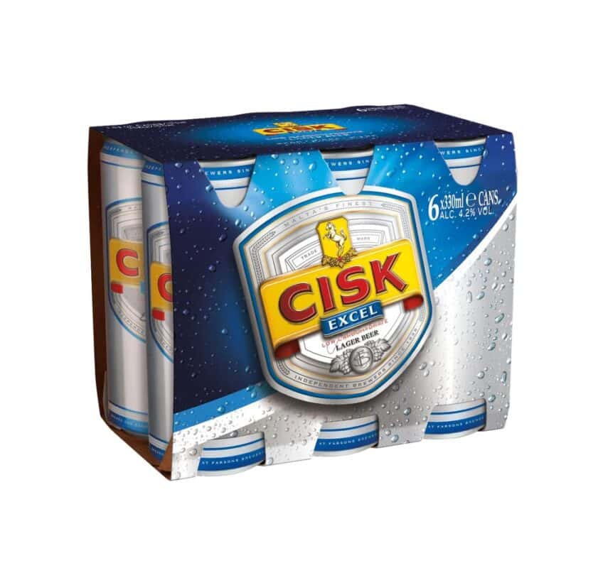 DRINKS - CISK EXCEL *330ML - PACK OF 6 - Mgarr Farms
