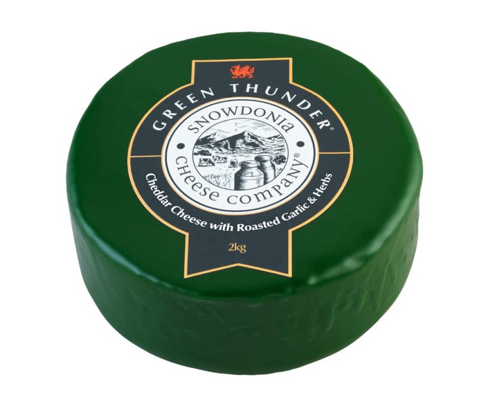 CHEESE - GREEN THUNDER WITH ROASTED GARLIC & HERBS - Mgarr Farms