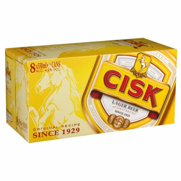 DRINKS - CISK LAGER *330ML - PACK OF 8 - Mgarr Farms