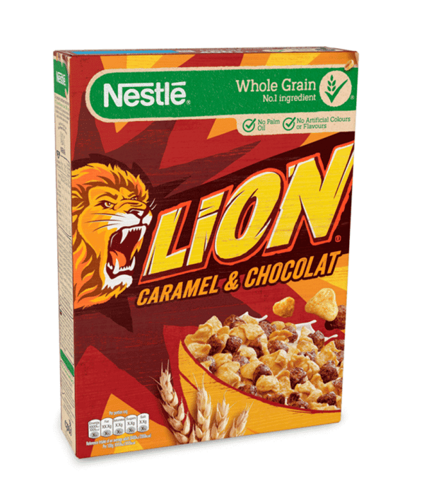 CEREAL - NESTLE LION CARAMEL & CHOCOLATE CEREAL *400GR - Mgarr Farms
