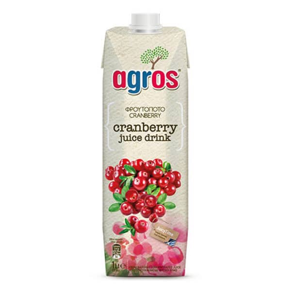 JUICE - AGROS CRANBERRY 1LTR - Mgarr Farms