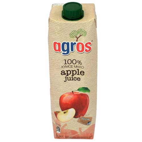 JUICE - AGROS APPLE 1LTR - Mgarr Farms