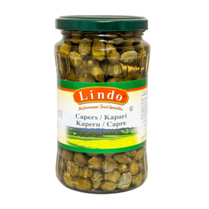 CANNED - LINDO CAPERS IN VINEGAR *230GR - Mgarr Farms