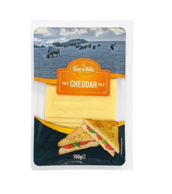CHEESE - FIOR DI VITA MILD CHEDDAR SLICED - Mgarr Farms