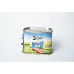 CANNED - 3 LEAVES CORNED BEEF LIGHT 198GR - Mgarr Farms