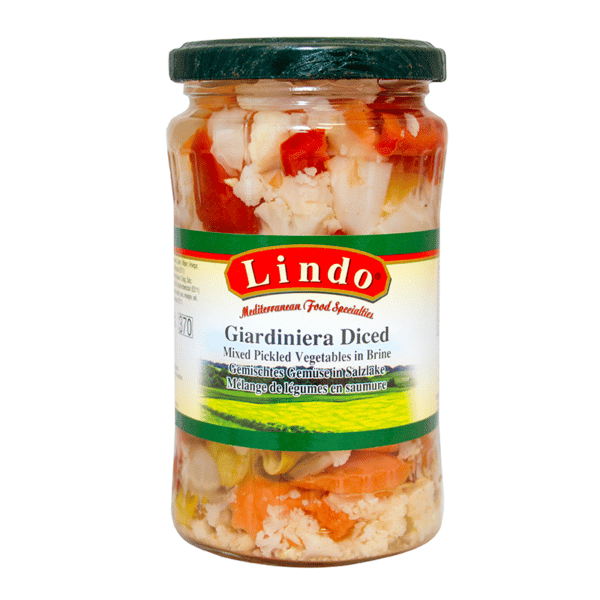 CANNED - LINDO GIARDINIERA DICED IN BRINE 200GR - Mgarr Farms