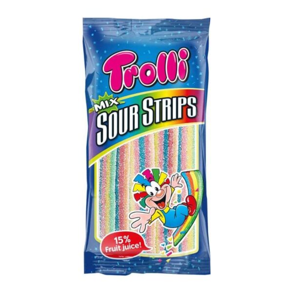 SWEETS - TROLLI MIX SOUR STRIPS 85GR - Mgarr Farms