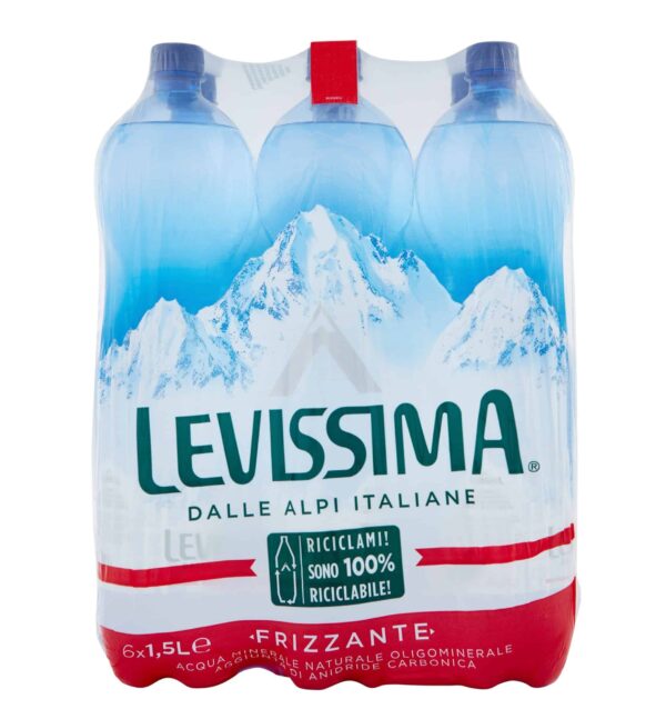 WATER - LEVISSIMA SPARKLING X6 - X1.5LTR - Mgarr Farms