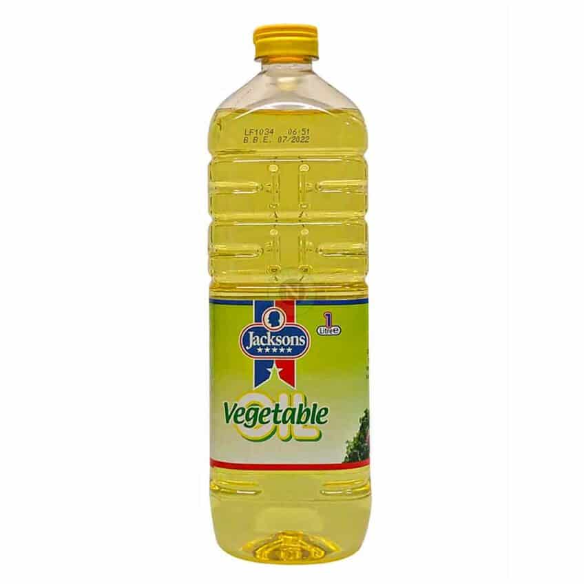 OIL & VINEGAR - JACKSON VEGETABLE OIL *1LTR - Mgarr Farms