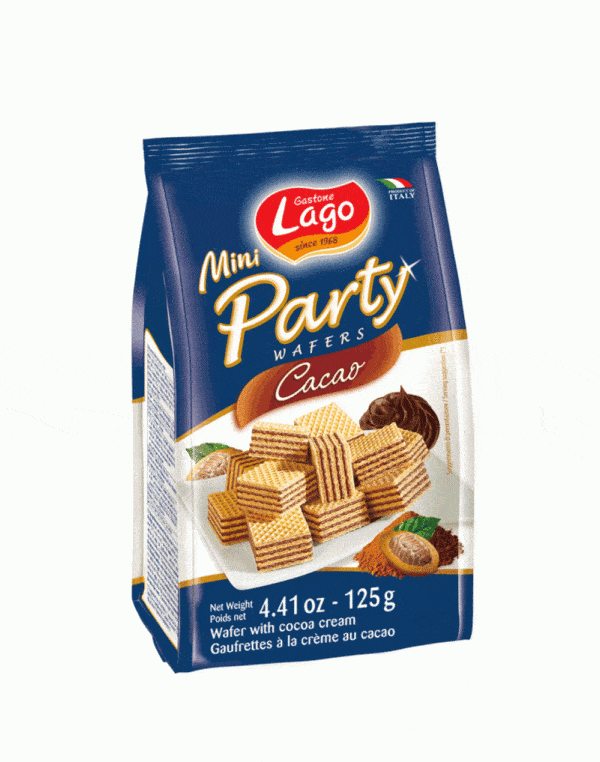 BISCUITS - LAGO PARTY WAFER CACAO - Mgarr Farms