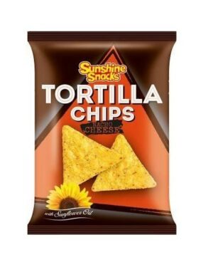 SNACK - SUNSHINE SNACKS TORTILLA CHIPS NACHO 40g - Mgarr Farms