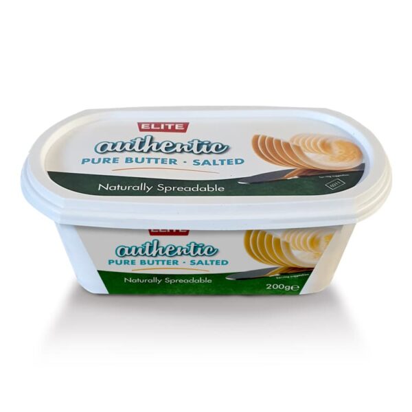 BUTTER - ELITE AUTHENTIC PURE BUTTER SPREAD SALTED 200GR - Mgarr Farms
