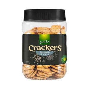 CRACKERS - GULLON MINI BITES WITH QUINOA & CHIA 250GR - Mgarr Farms