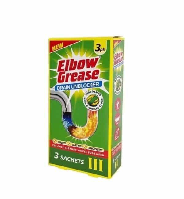 CLEANING - ELBOW DREASE DRAIN UNBLOCKER *3 SACHETS - Mgarr Farms