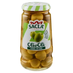 CANNED - SACLA WHOLE GREEN OLIVES *300GR - Mgarr Farms