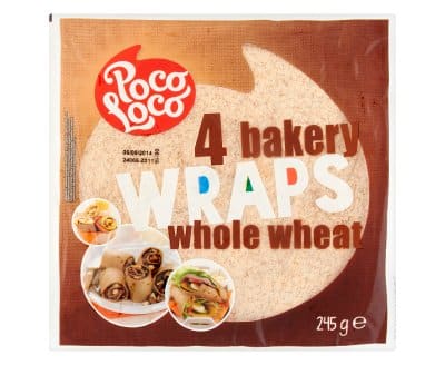 BAKERY - WRAPS POCO LOCO 4 BAKERY WHOLE WHEAT - Mgarr Farms