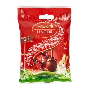 CHOCOLATE - LINDT MINI CHOC EGGS - RED 90GR - Mgarr Farms