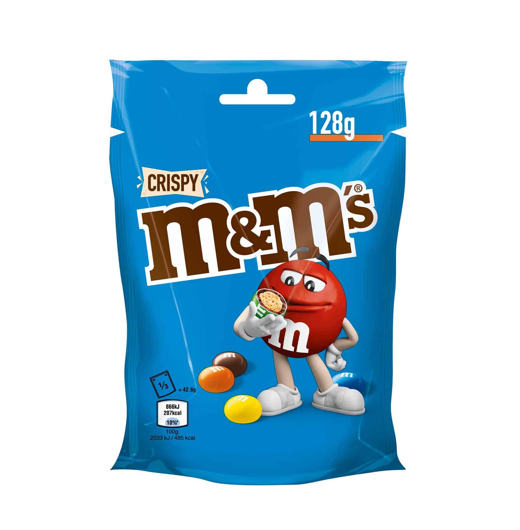 SWEETS & CHOCOLATE - M&M'S CRISPY (BLUE BAG) *128GR - Mgarr Farms