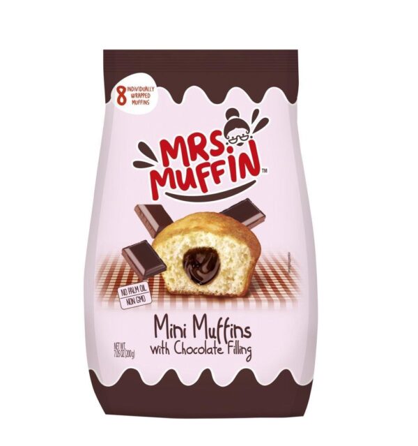 SNACK - MRS MUFFIN MINI MUFFINS WITH CHOC FILLING *8 - Mgarr Farms
