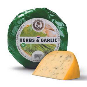 DELI COUNTER - IRISH CHEESE GARLIC & HERBS *200GR - Mgarr Farms