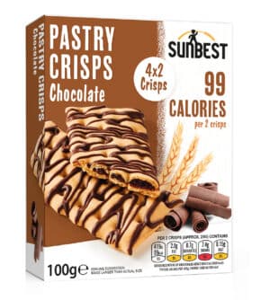 BAR - SUNBEST PASTRY CRISPS CHOCOLATE *4 - Mgarr Farms