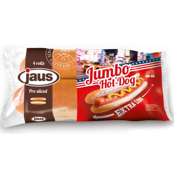 BREAD - JAUS JUMBO HOT DOG *4 - Mgarr Farms
